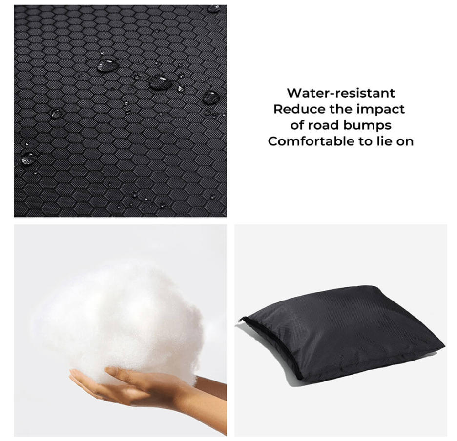 Waterproof Travel Bolster Dog Car Seat Bed - SeaToU-Pet bed Dog bed Cat ...